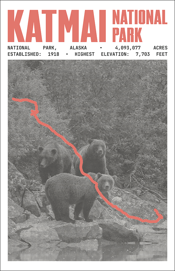 Katmai National Park Poster – Park-Poster