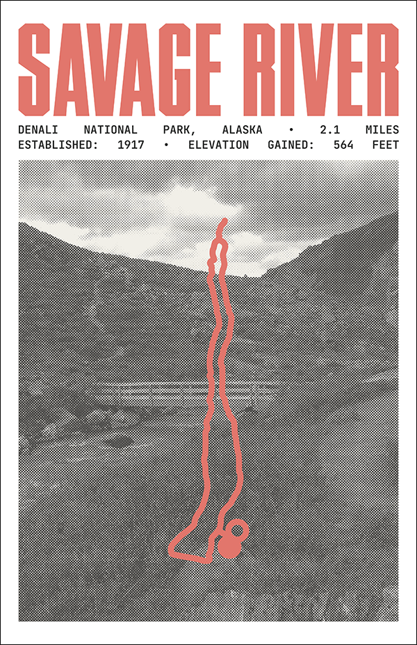 Savage River Loop Poster | Denali National Park Prints – Park-Poster