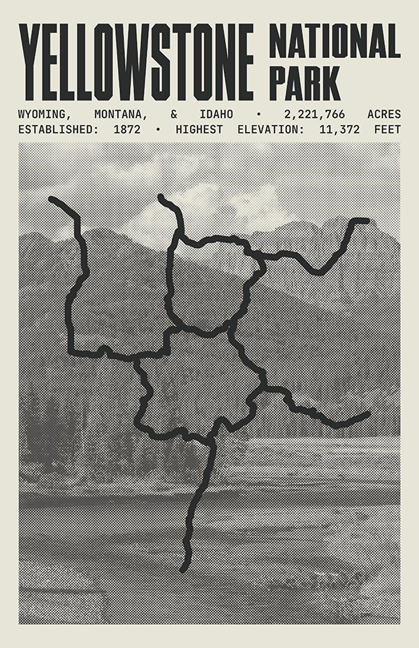 Yellowstone National Park Poster – Park-Poster